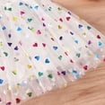 Avrnliq Girls White Sequin Heart Tutu Skirt - Princess Tulle Skirt with ...
