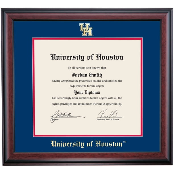 OCM Diploma Frame for University of Houston, 19" x 21" Diploma ...