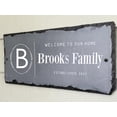 Beautifully Handcrafted and Customizable Slate Home Address Plaque (18 ...