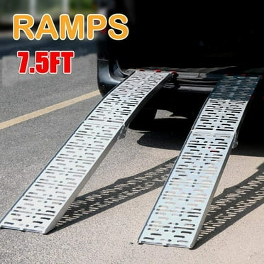UBesGoo 9ft Portable Aluminum Folding Dual Ramps for UTV, ATV ...