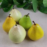 Artificial Pear Fake Fruits Realistic Pears Model Shop Display Home ...