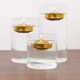 Balsa Circle 12 Gold 2 in Dripless Unscented Wax Discs Floating Candles ...