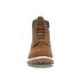 Timberland Men's Premium 6 Inch Lace Up Waterproof Dark Wheat Nubuck ...