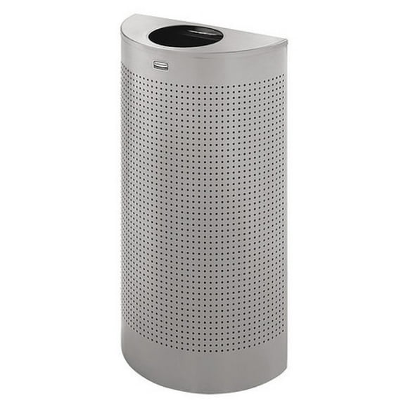 Half Round Trash Can