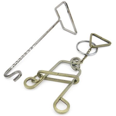 disentanglement puzzles Educational Toys WT709 Steel Bell Ring Game ...