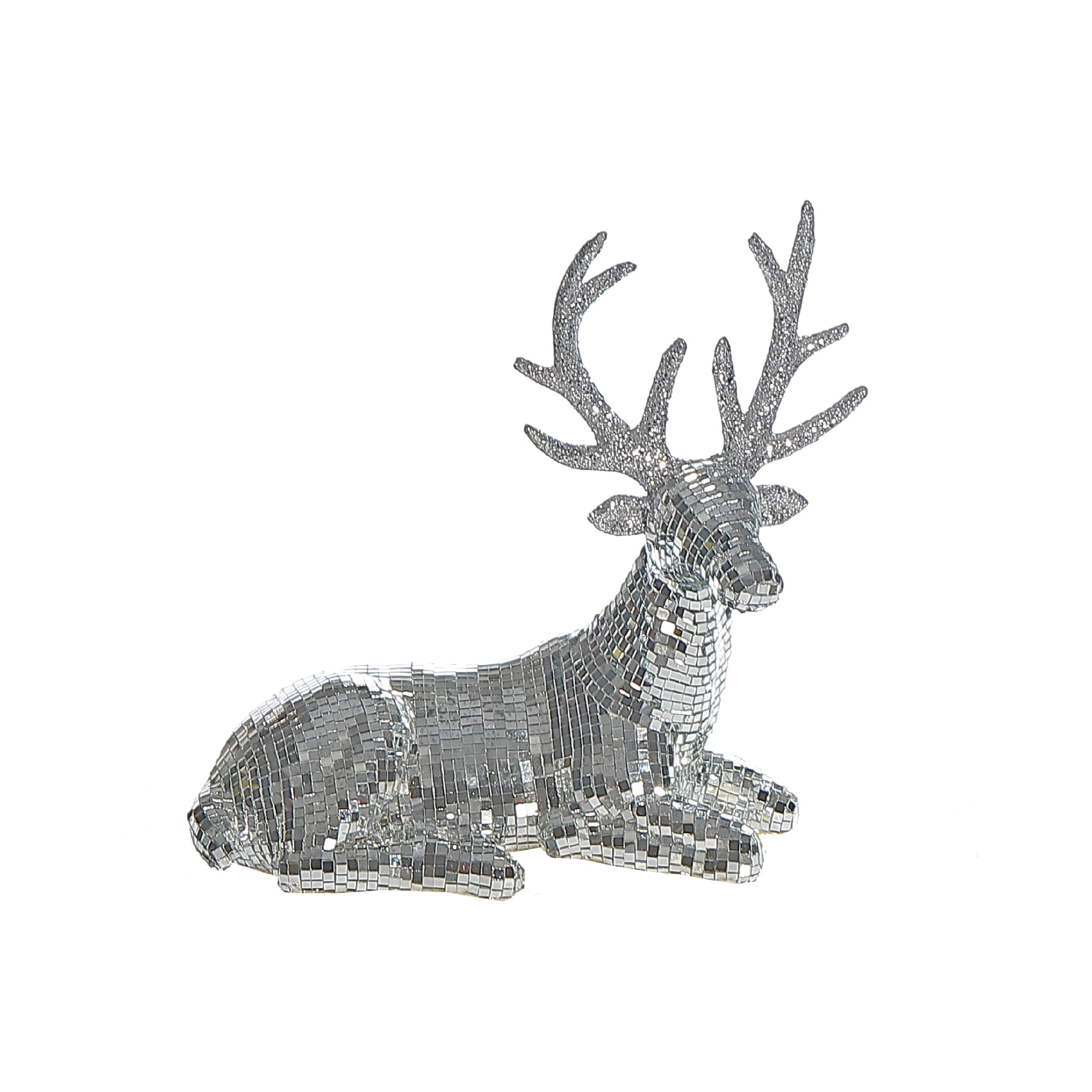 Click here for Ih Casadécor Disco Sitting Reindeer Décor (Silver)... prices