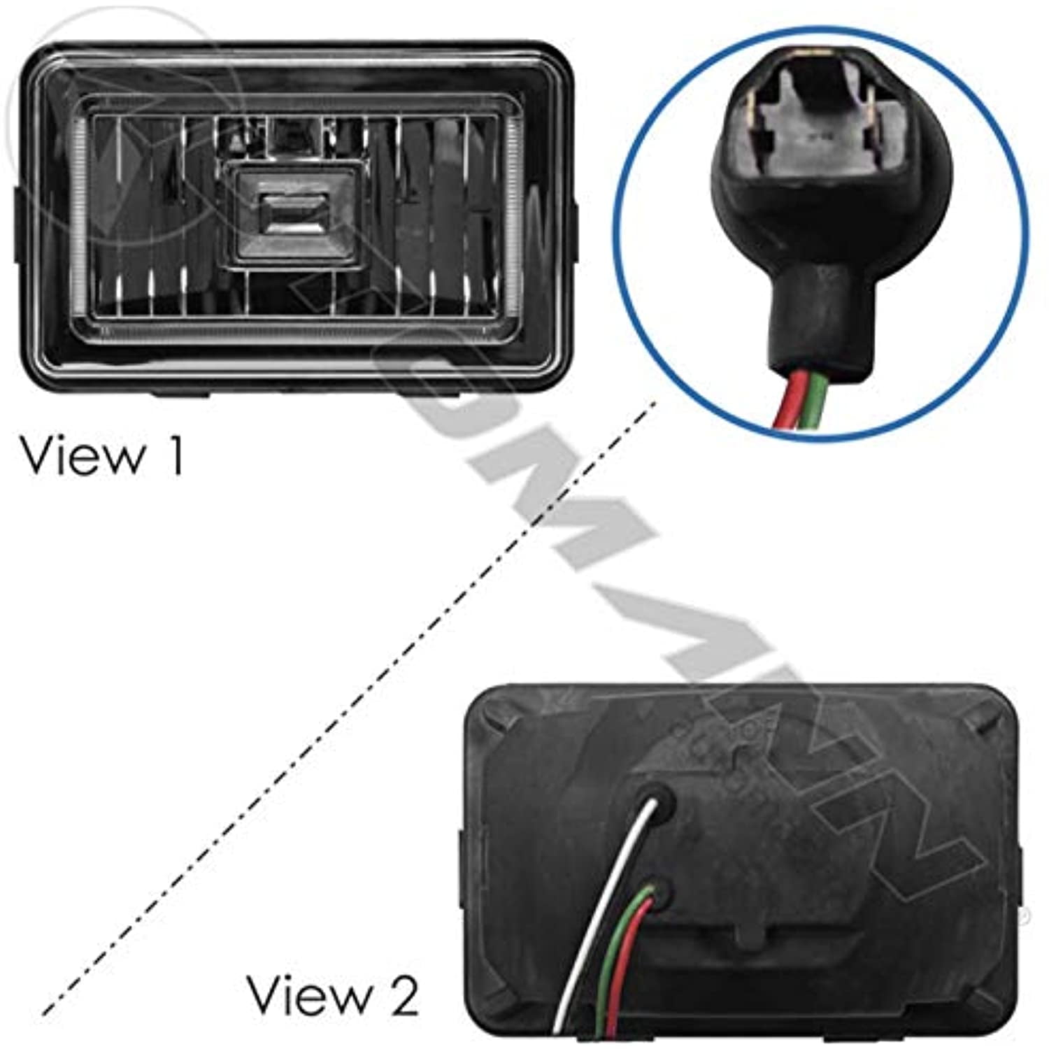 HEADLAMP H6054/2B1 LOW/HIGH BEAM 12V (571.H6054 Headlamp H6054/2B1 Low ...