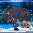 Zeiyignr Sea Fan Coral Decorations, Soft Plastic Simulation Sea Coral ...