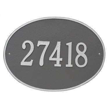 Address America Fully Customized, Double-Sided Park Place Oval ...