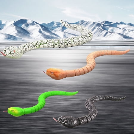 Infrared Remote Retractable Fast Move Snake Electric Simulative Animal ...