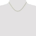 Primal Gold 10 Karat Yellow Gold 1.15mm Machine Made Diamond cut Rope ...