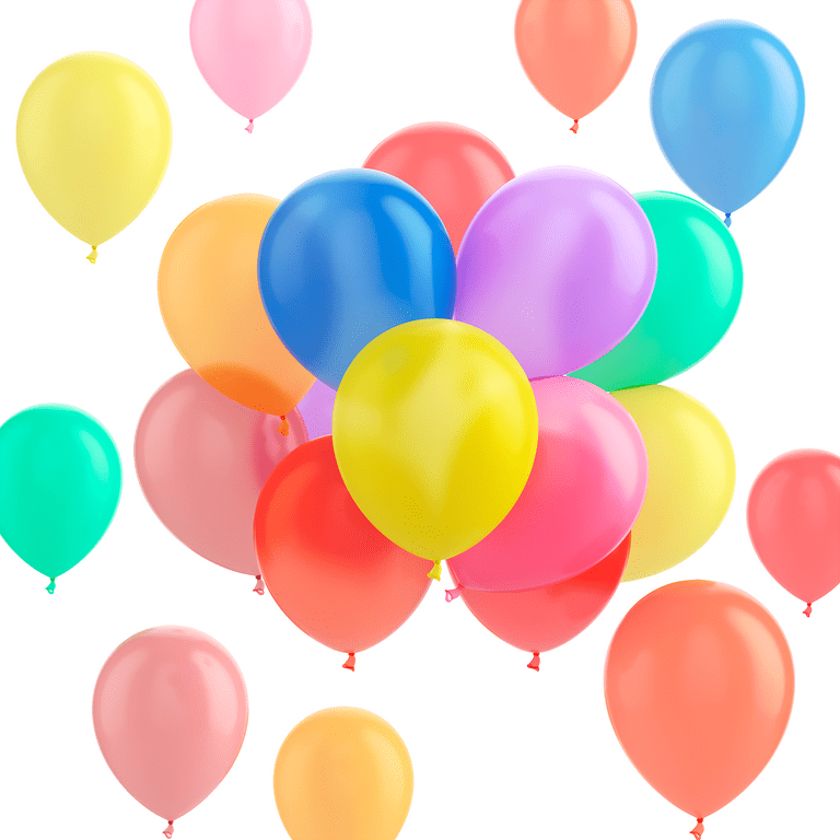 Transparent Birthday Balloons