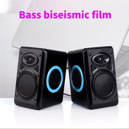M18 Mini Computer Speaker Desktop Laptop Speaker Wire Audio Multimedia ...