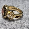 Ladies' Oval Birthstone Class Ring, Graduation Gift - Walmart.com