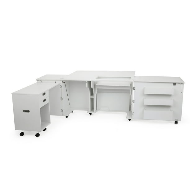 Kangaroo Aussie Ii Sewing Cabinet And Table W/ Lift, 2 Finishes ...