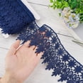7.5 Yards Polyester Flower Lace Ribbon Wave Edge Lace Trim Clothes ...