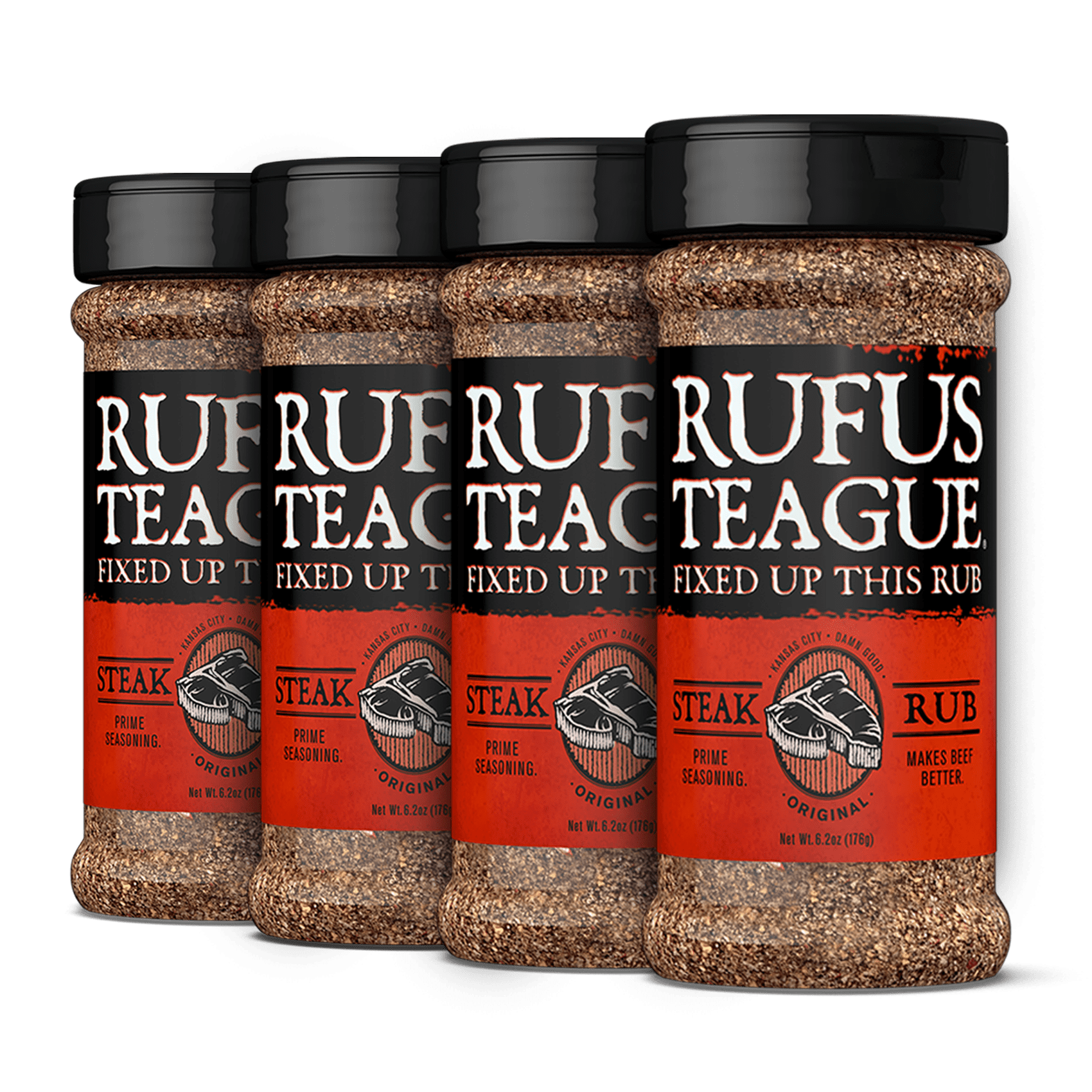 Rufus Teague - Steak Rub (4 pack) - Walmart.com