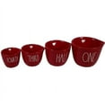 Rae Dunn Kitchen Appliances: Red Ceramic Measuring Cup Set, Dishwasher ...