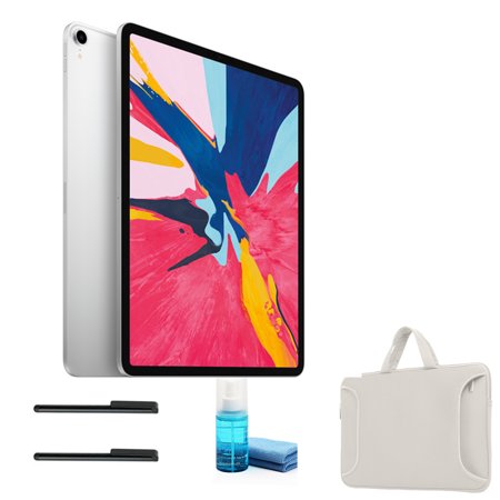 Apple iPad Pro 12.9 Inch (512GB, Wi-Fi Only, Silver) with White Sleeve ...