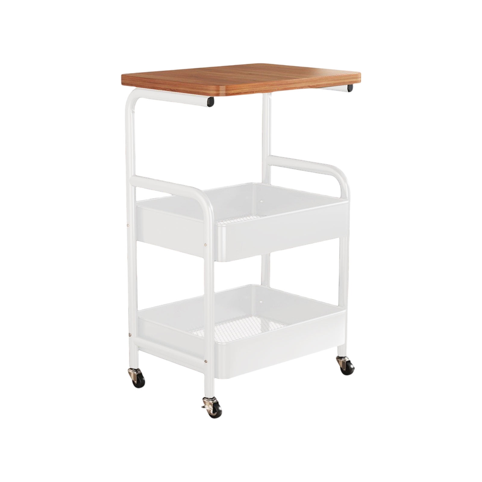 Click here for Generic White Rolling Cart With Table Mobile Stora... prices