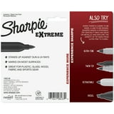 Sharpie Extreme Permanent Markers, Fine Point, Black, 2 Count - Walmart.com