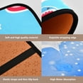 BZSMCE 4PCS Shower Curtain Set Bathroom Decorative Set-Cartoon Shark ...