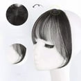 viviaBella clip on bangs human hair 3D Clip-on Bangs Topper Real Hair ...
