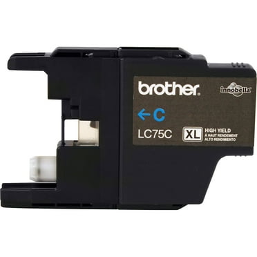 Brother Genuine LC-75 (LC75BK, LC75C, LC75M, LC75Y) High Yield Ink ...