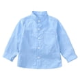 BRGZLK Toddler Boys Henley Shirt Trendy Solid Color Long Sleeve Cotton ...