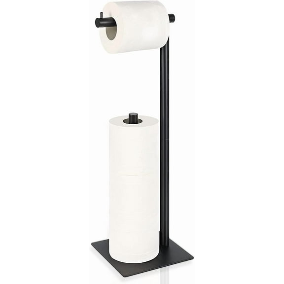 Metal Toilet Paper Holder Stand - Storage Reserve for 3 Rolls of Toilet ...