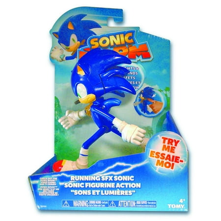 Sonic The Hedgehog TOMY Sonic w/ Running Action 7" Action Figure ...