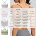 akafmk Womens Yoga Bras Six String Back Fixed Padded Breathable Sports ...