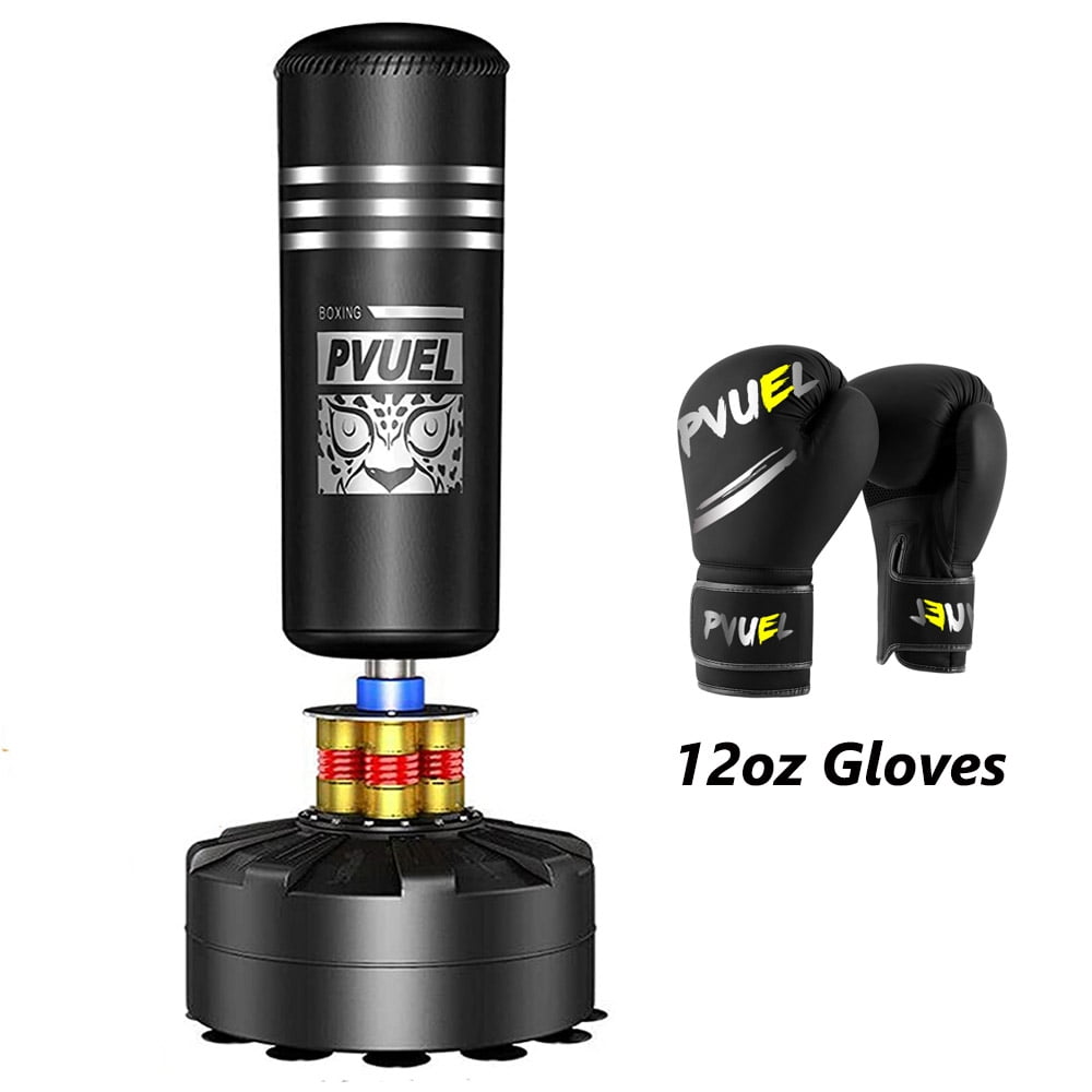 Free Standing Heavy Boxing Punching Bag Cardio Target Speed Strength ...