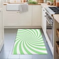 Area Rug 2x3ft, Sage Green Swirls White Line Washable Rugs for Living ...