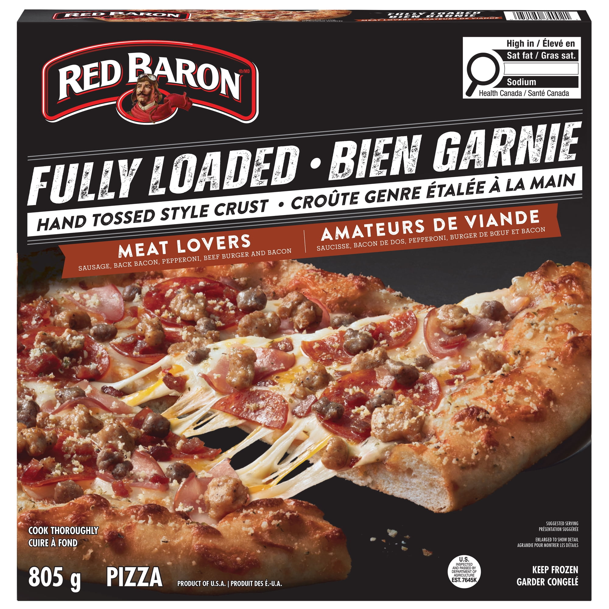 Click here for Red Baron Fully Loaded Meat Lovers Hand Tossed Cru... prices