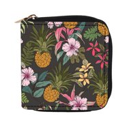 Daisy Rose Quilted Zip Around Wallet and Phone Clutch - RFID Blocking ...