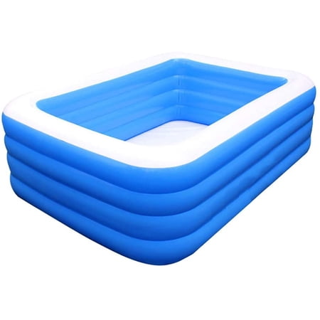 Rectangular Kids Pool Swim Centre Family Inflatable Pool Paddling Pool ...