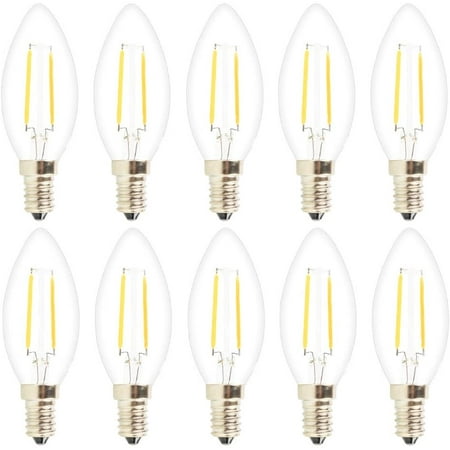 Filament Bulb 2W Edison Bulbs Retro LED Filament Lamp C35 Tungsten ...