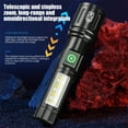 Rechargeable LED Flashlight High Lumens Super Bright Zoomable Long ...