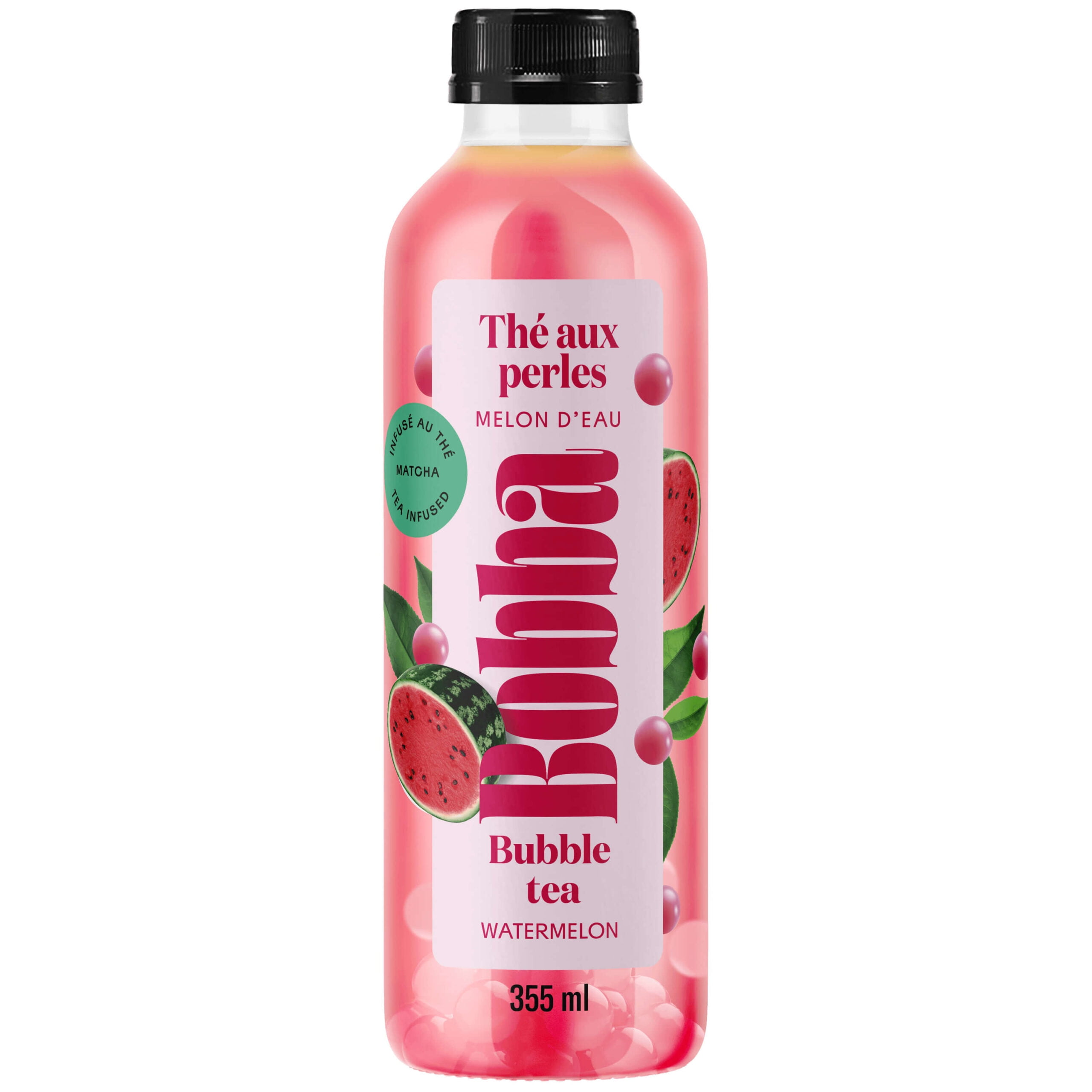 Bobba - Ready-to-drink bubble tea - Watermelon - 355 ml, Ready-to-drink ...