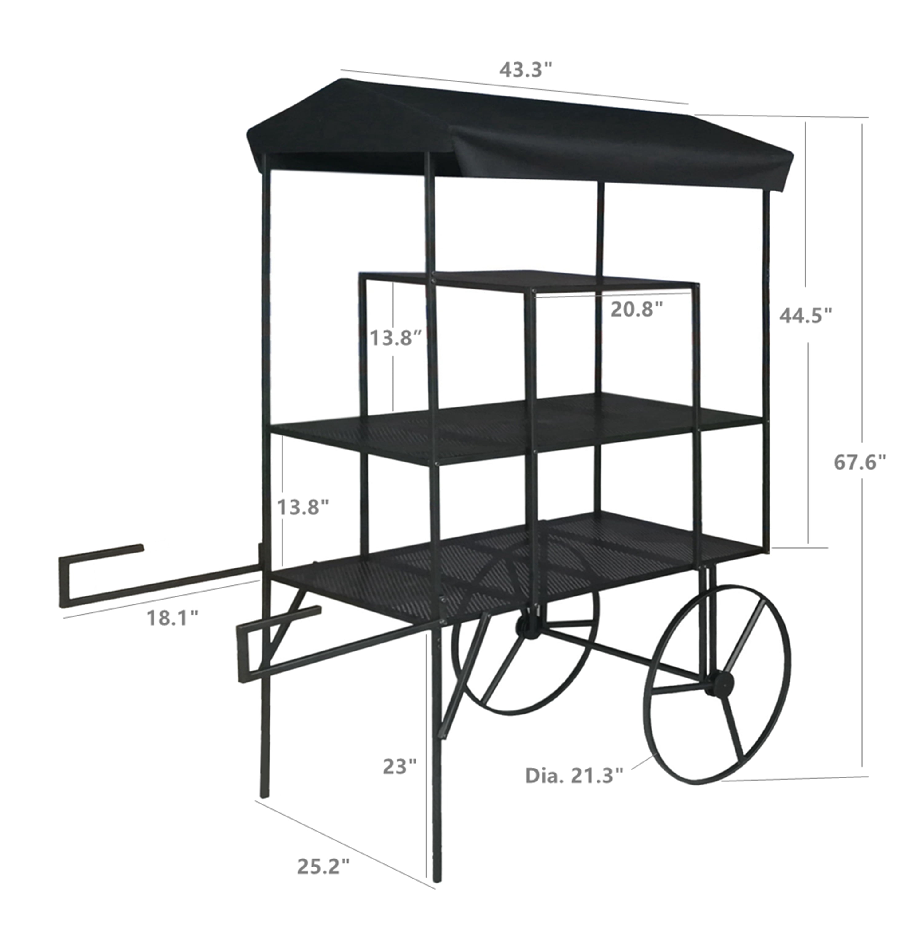 Flower Cart Display