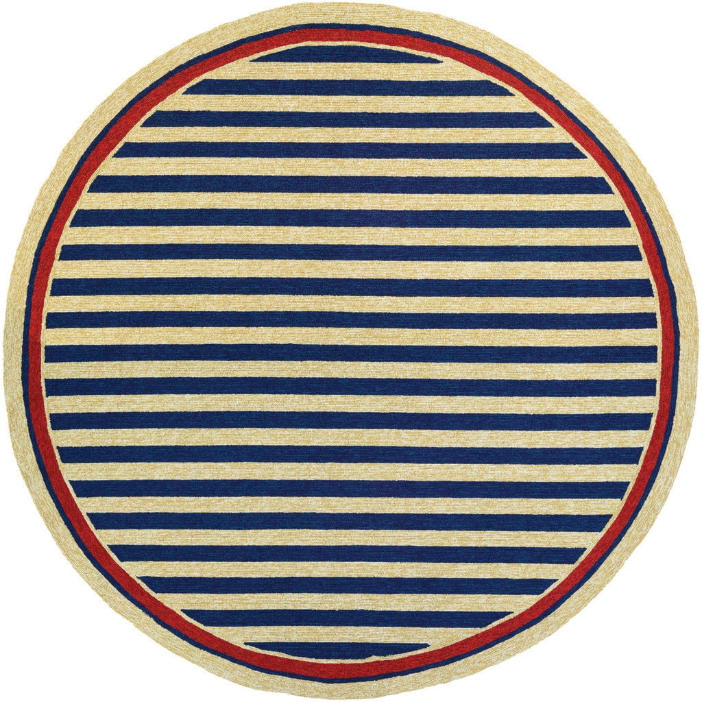 Couristan Covington Nautical Stripes Rug In Navy-Red - (7 Foot 10 Inch ...