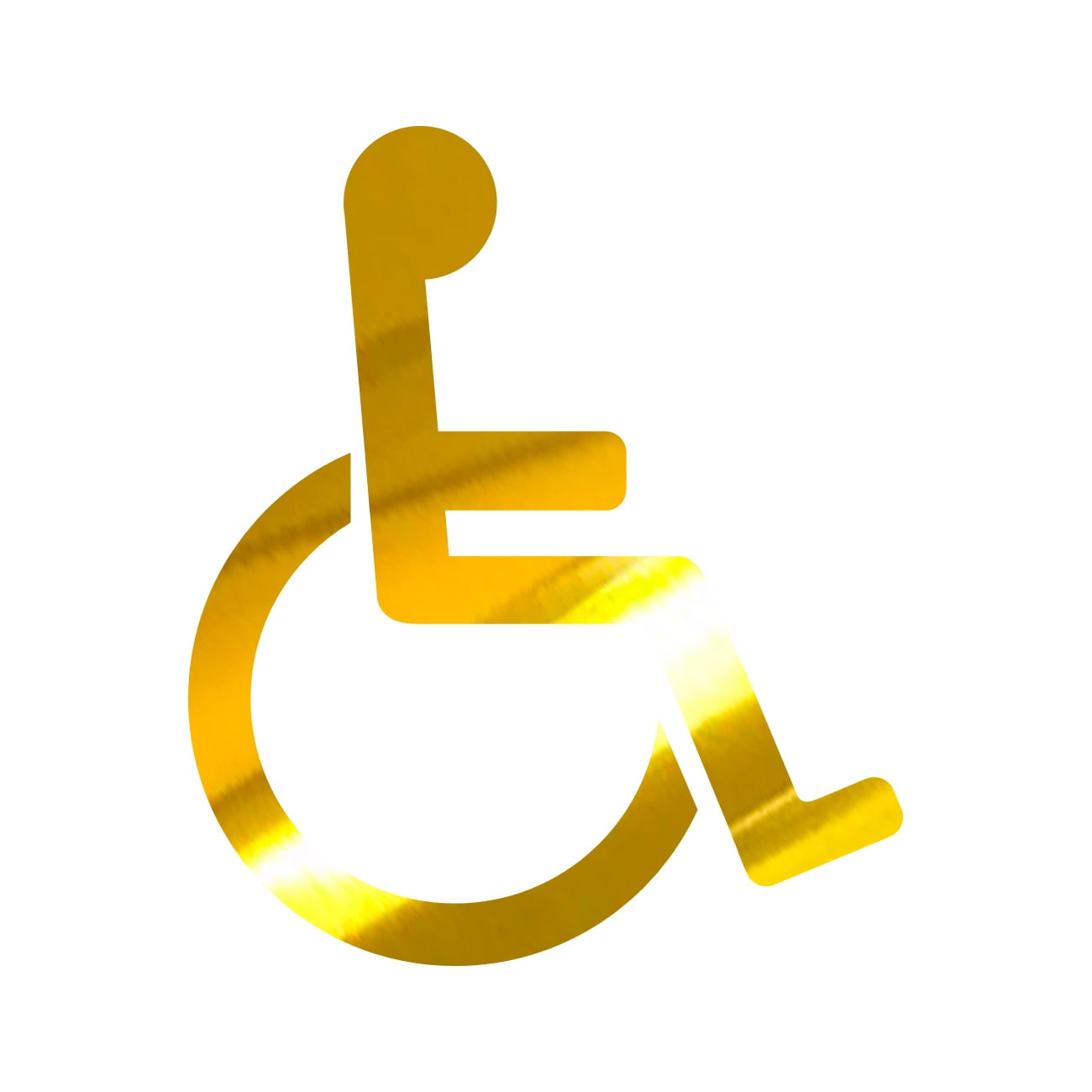 Handicap Sticker Decal Die Cut - Self Adhesive Vinyl - Weatherproof ...