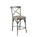 ACME Kaelyn II Counter Height Chair, Set of 2 in Gray - Walmart.com
