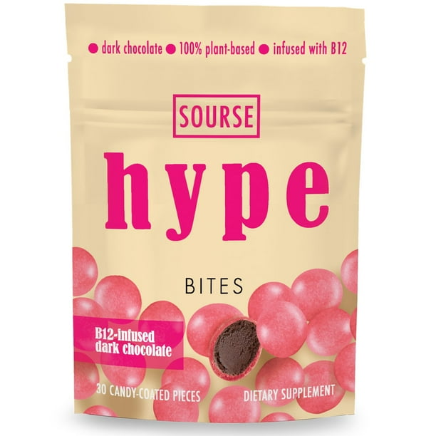 Sourse Hype Bites + Glow Bites Dark Chocolate Dietary Supplement - 2 ...
