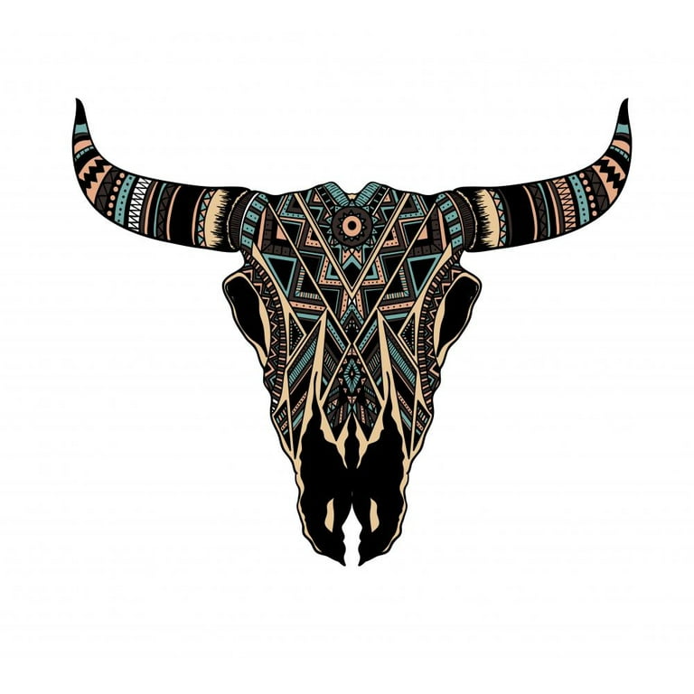 Buffalo Skull Decals