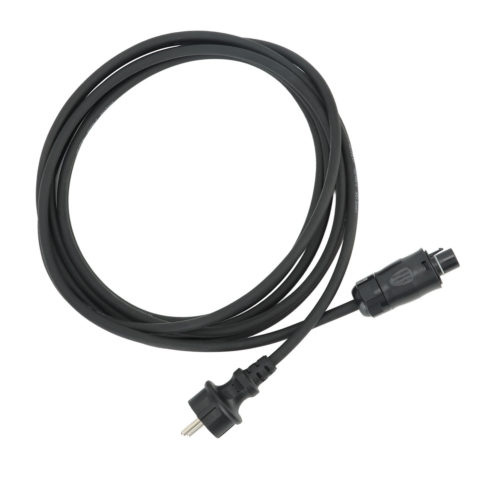 Cable Solar ANGGREK Cable de Inversor Solar UE Enchufe 220V 1,5 Mm² ...