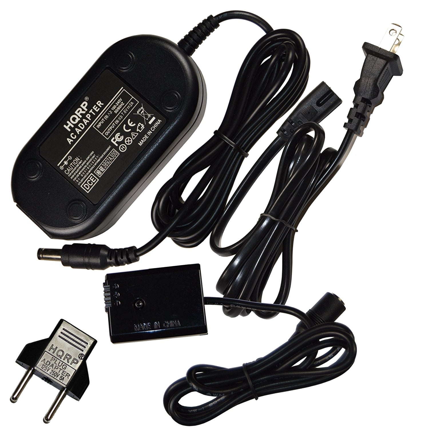 HQRP Kit AC Power Adapter and DC Coupler compatible with Sony Alpha NEX ...