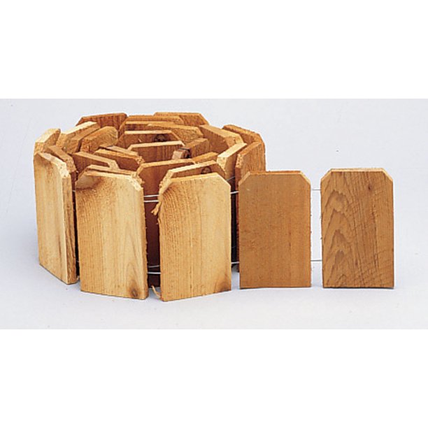 EDGING LAWN CEDAR 6"X10' (Pack of 1) - Walmart.com