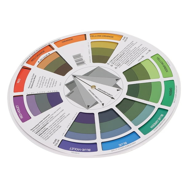 Color Mixing Guide,Color Wheel Reversible Blending Color Mixing Wheel ...